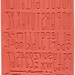 Full Sheet Red Rubber Stamps Original Alphabet Design - Etsy