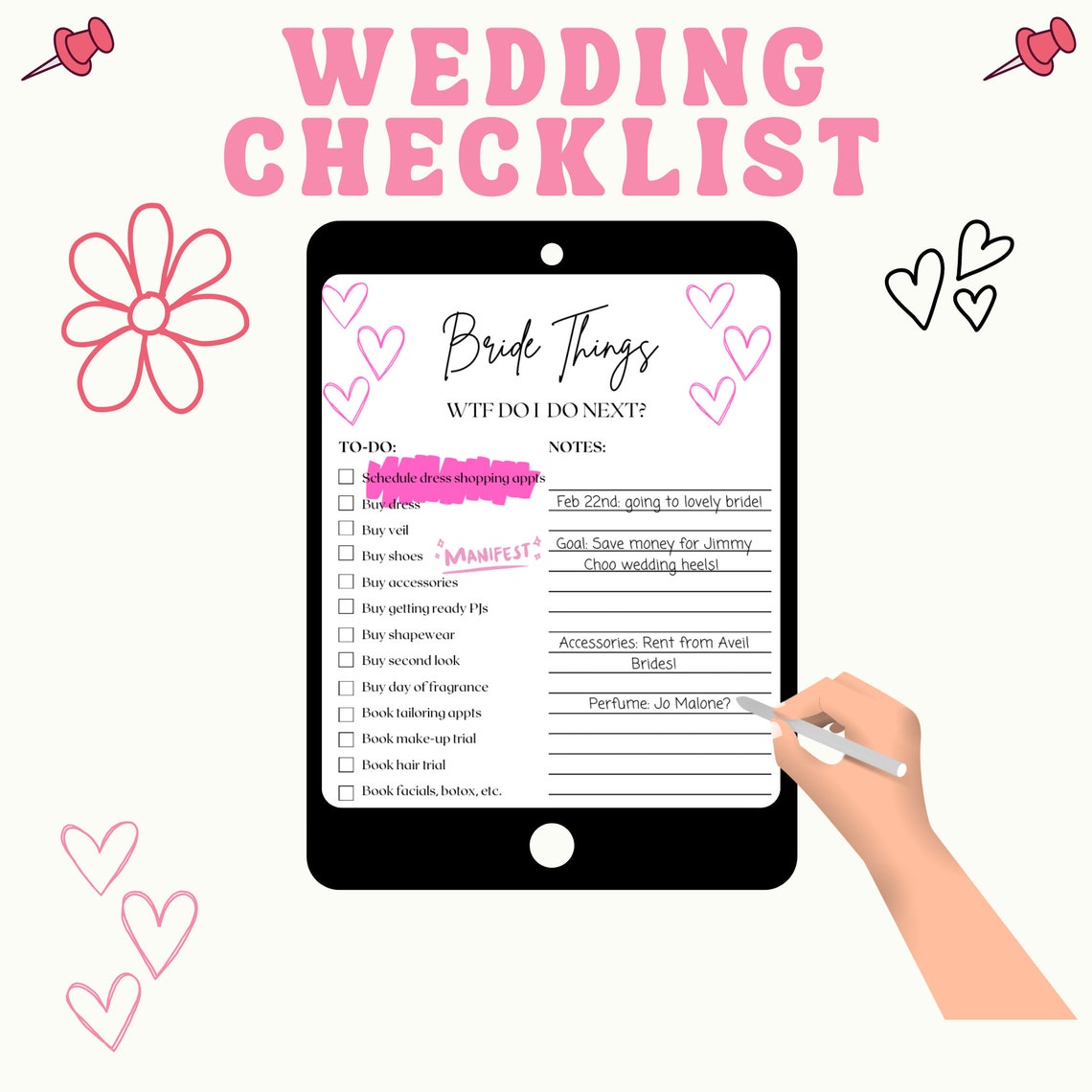 Ultimate Wedding Planning Checklist | Printable Wedding Planner PDF ...