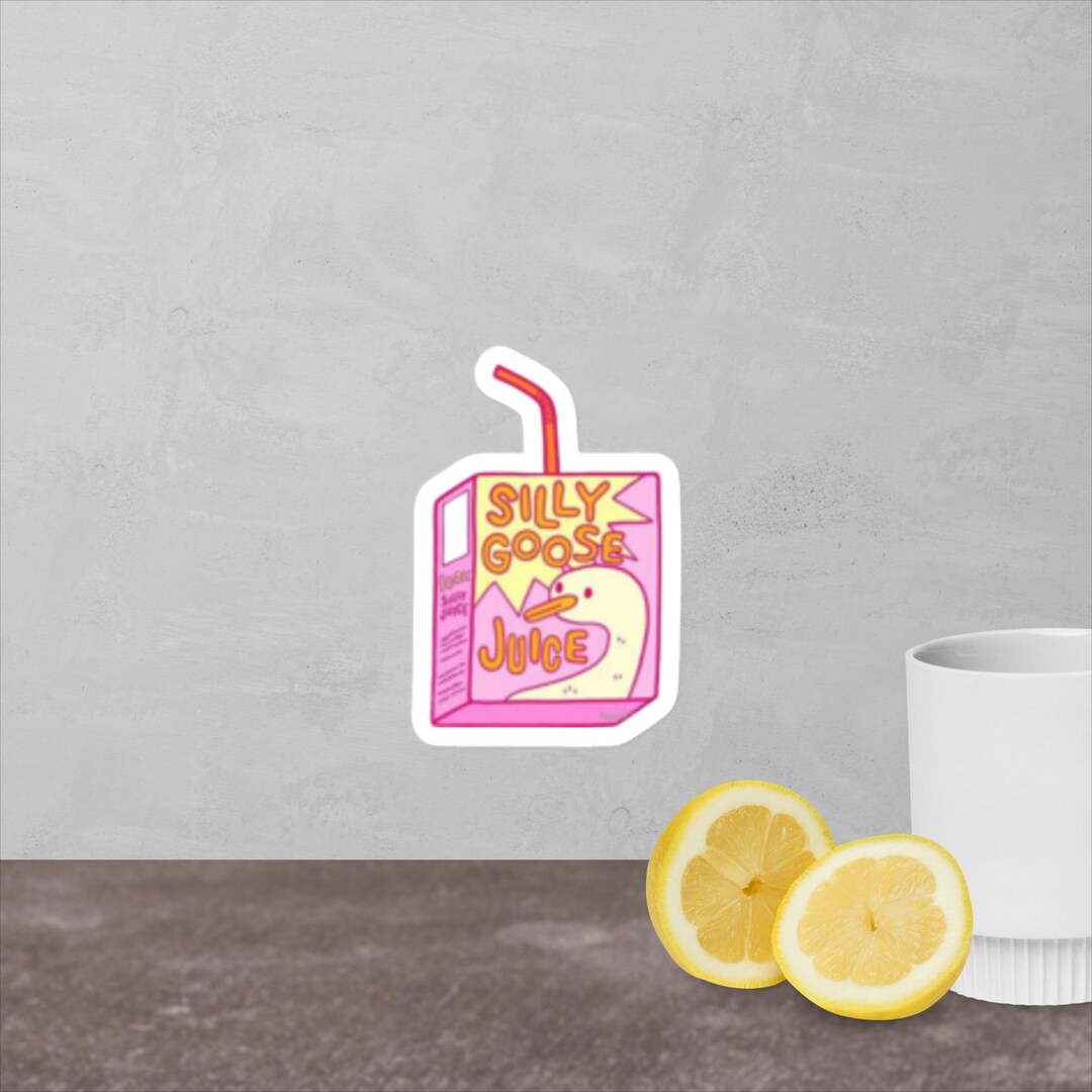 Silly Goose Juice - Bubble-free Stickers - Etsy