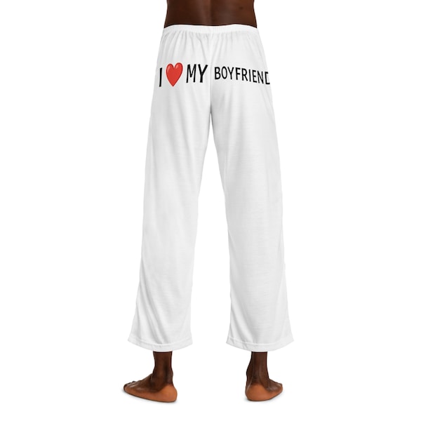 I Love My Boyfriend Pants - Etsy