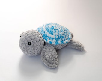 Handmade Crochet Turtle Plushie - Etsy