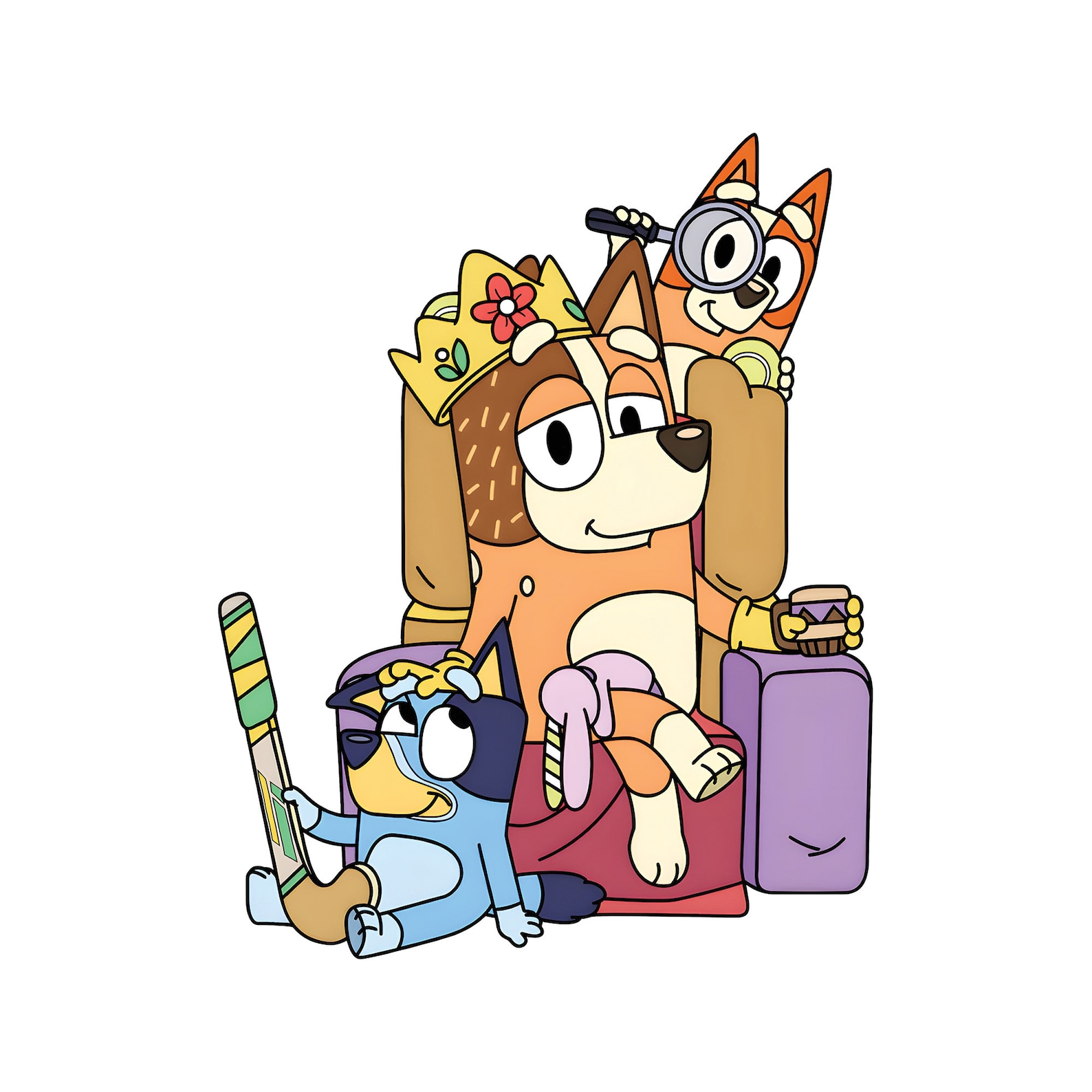 Mamá y Bluey Png Bluey SVG Bluey Bingo Png Bluey Family - Etsy México