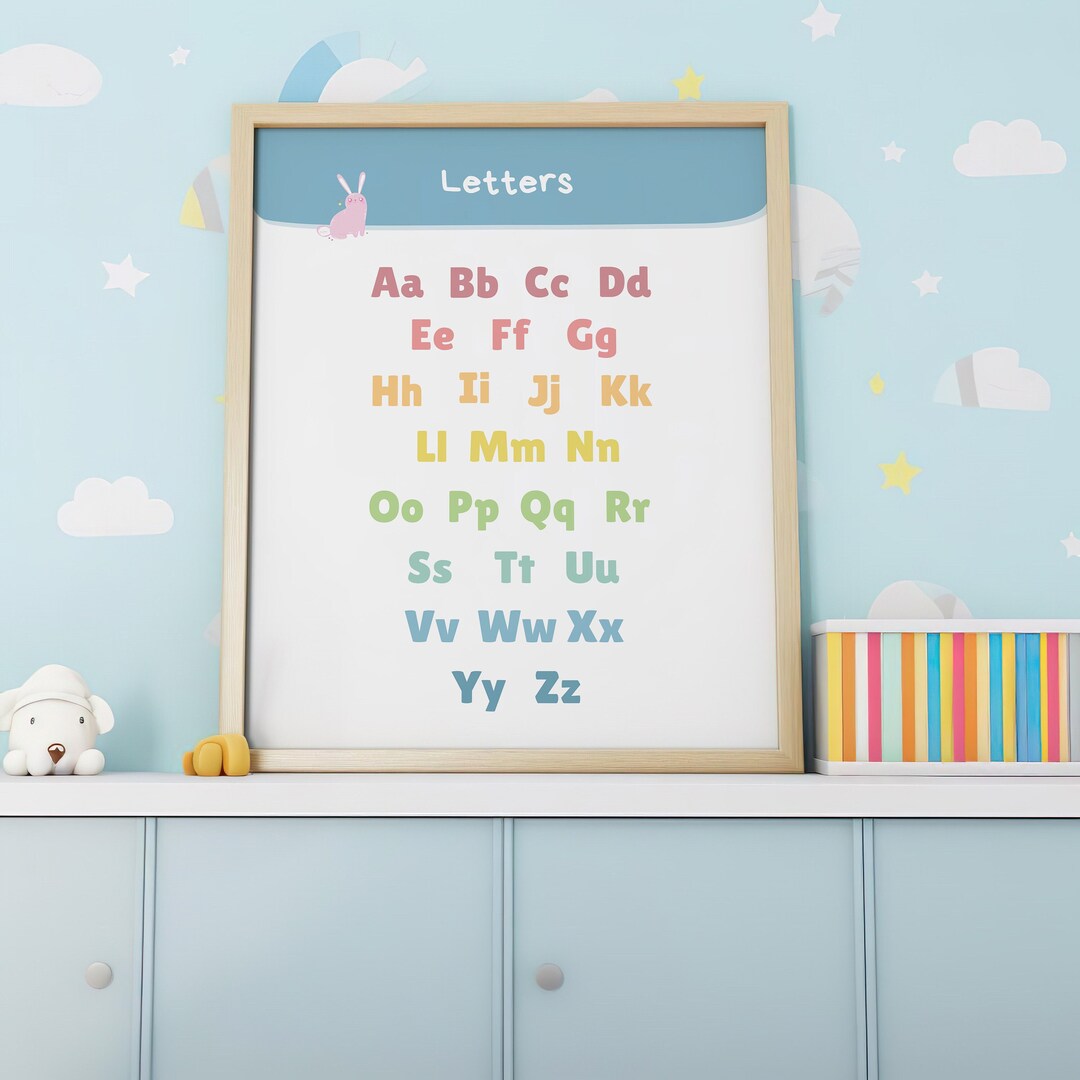 Letters, Classroom Decor, Kids Art, School, Wall Art, Teaching ...