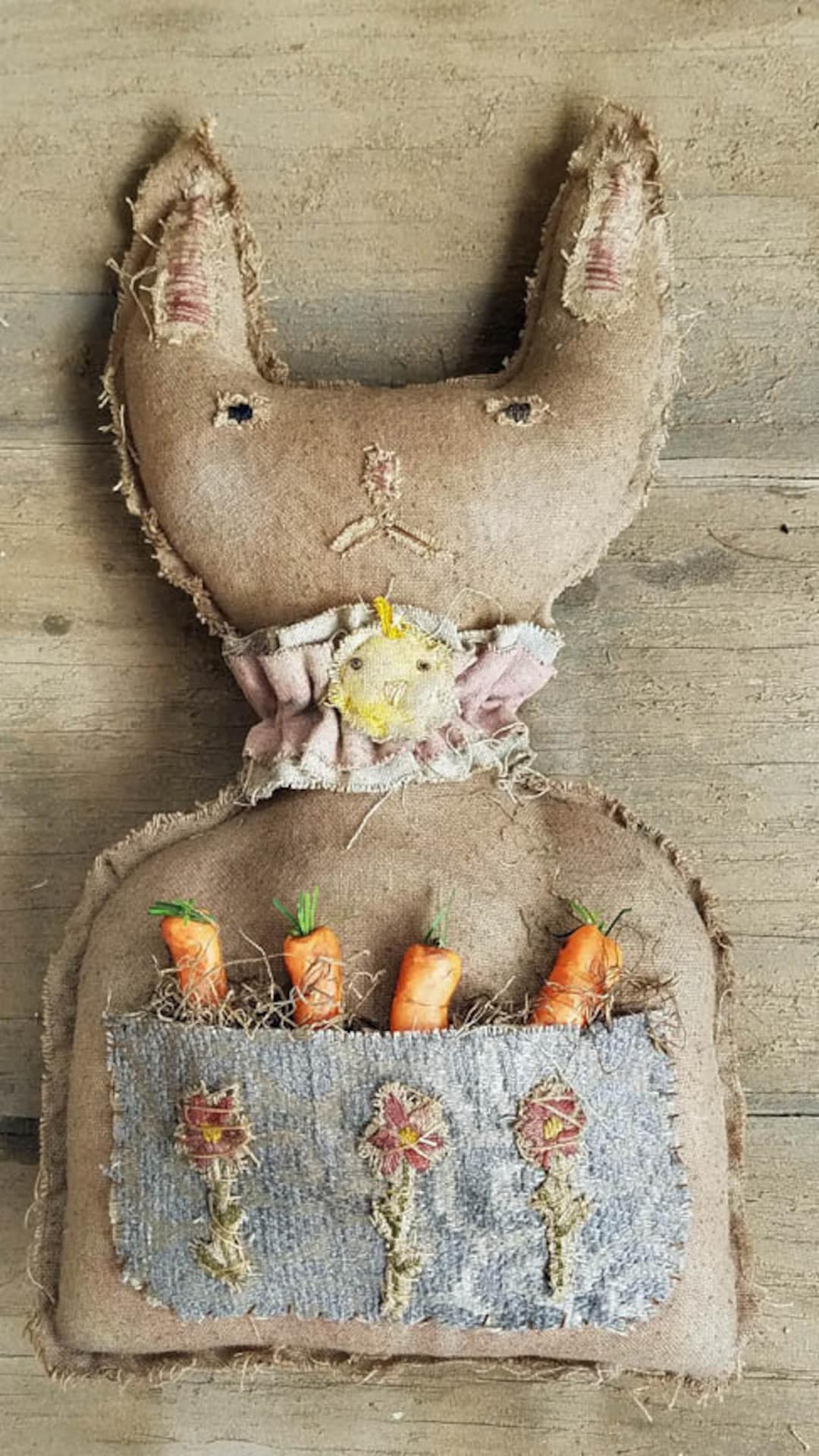 Primitive Doll Easter Rabbit Pattern Spring Decoration Bunny Epattern ...