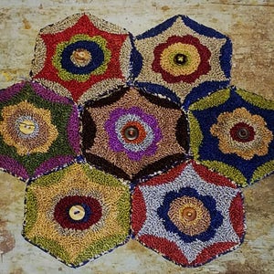 Primitive Punch Needle Pattern Epattern Pdf Punchneedle Needlepunch ...