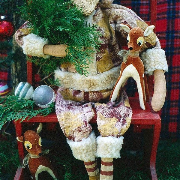 Primitive Santa Patterns - Etsy