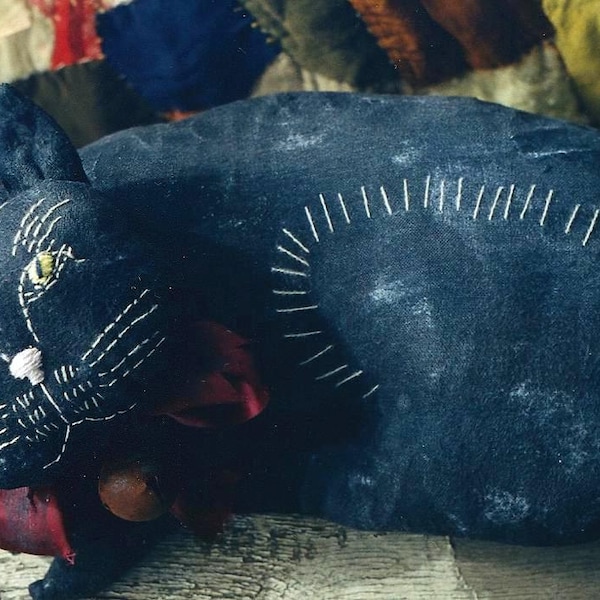 Primitive Cat - Etsy