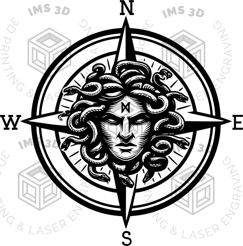 Compass Pack of SVG & PNG File for Laser Cutting, Digital Download - Etsy