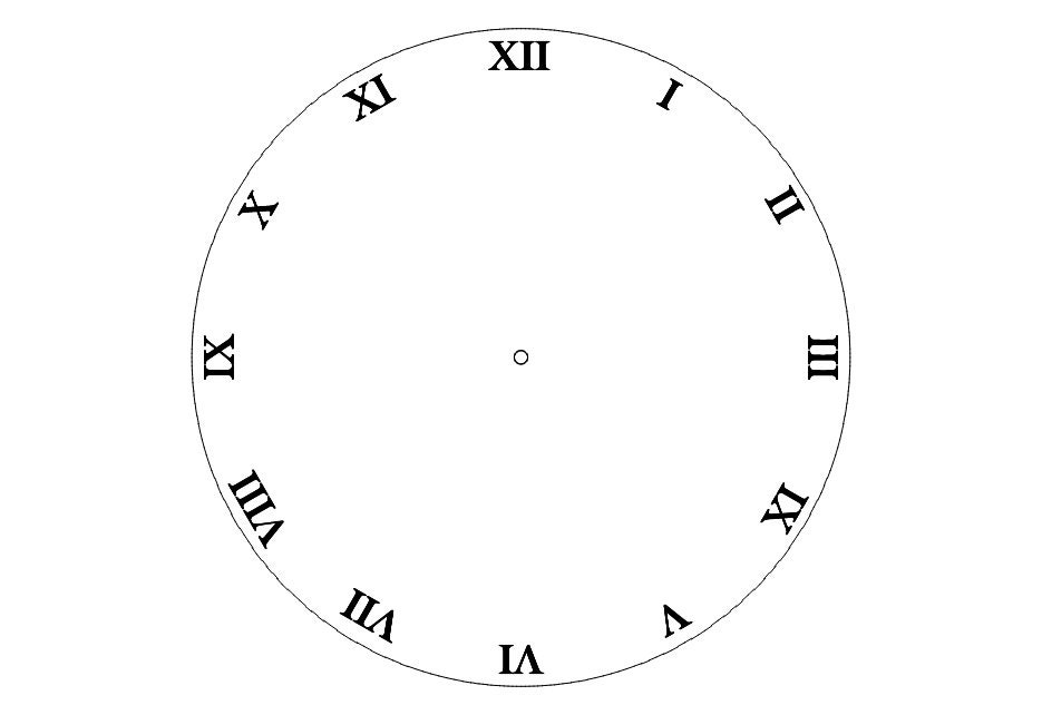 Basic Clock Faces for Laser Cut File SVG - Etsy UK