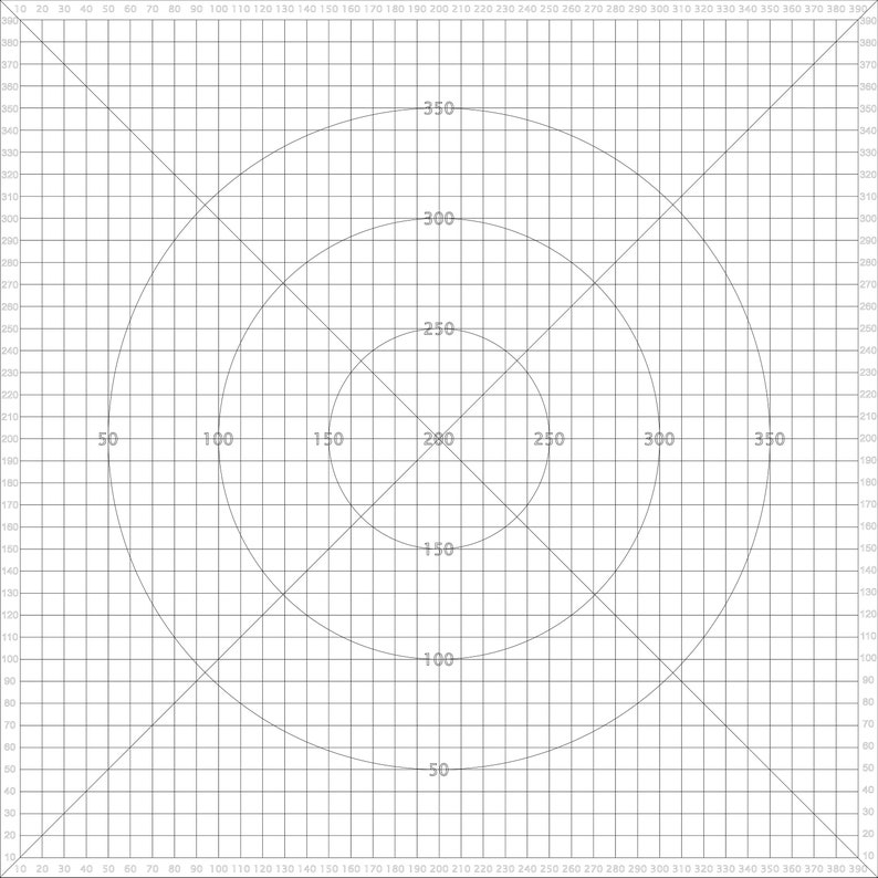 400 X 400 Wasteboard / Spoilboard Design SVG File for Laser Engraver - Etsy