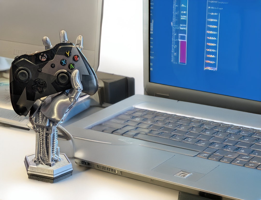 3D Printed Game Controller Holder Robotic Hand Design Made to Order 3 ...