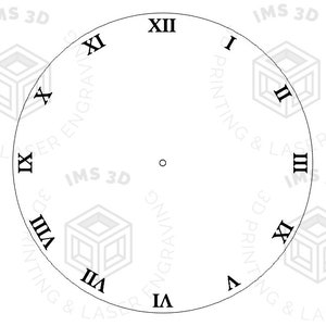 Six Basic Clock Faces Digital File Bundle – Perfect for DIY Clock ...