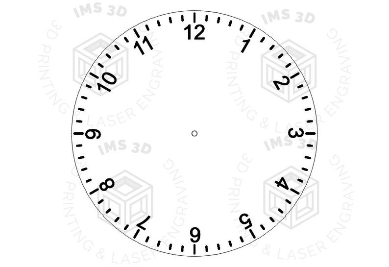 Six Basic Clock Faces Digital File Bundle – Perfect for DIY Clock ...