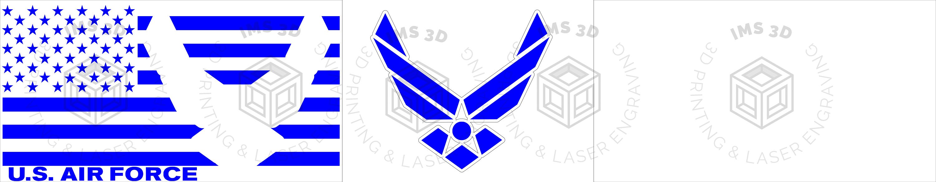 US Air Force Flag Design - SVG File for Laser Cutting - Ideal for CNC ...