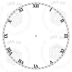 Six Basic Clock Faces Digital File Bundle – Perfect for DIY Clock ...