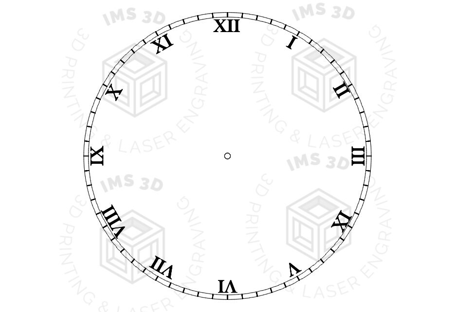 Six Basic Clock Faces Digital File Bundle – Perfect for DIY Clock ...