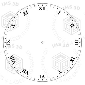 Six Basic Clock Faces Digital File Bundle – Perfect for DIY Clock ...