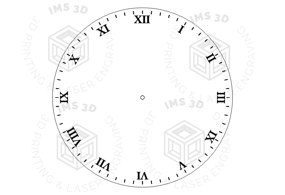 Six Basic Clock Faces Digital File Bundle – Perfect for DIY Clock ...