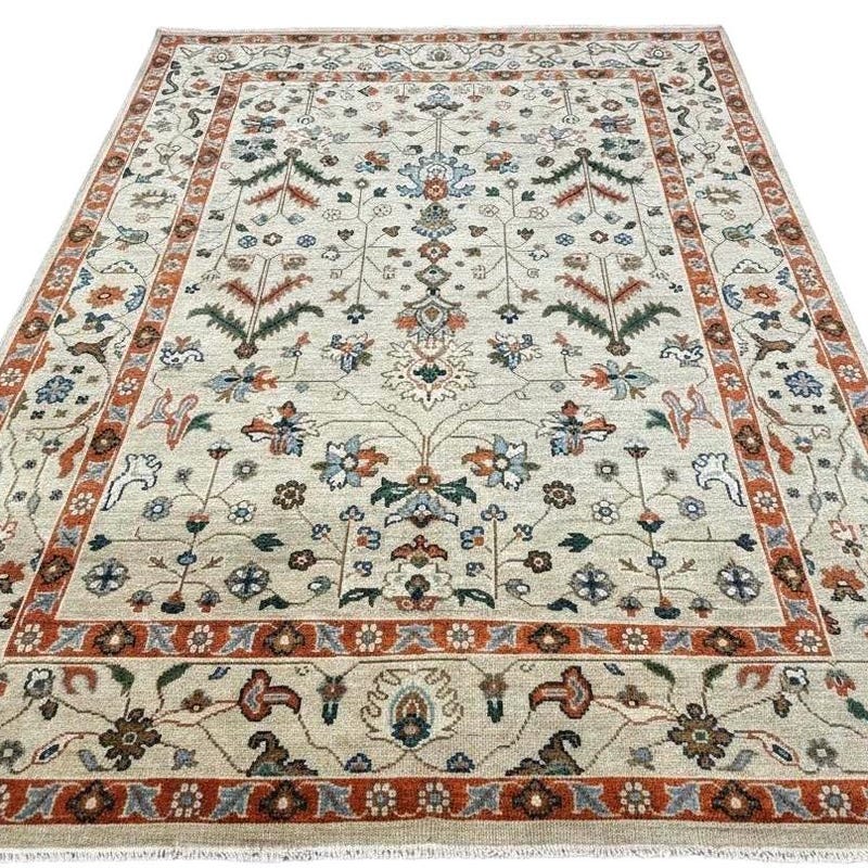 Handknotted Woollen Carpet - Etsy