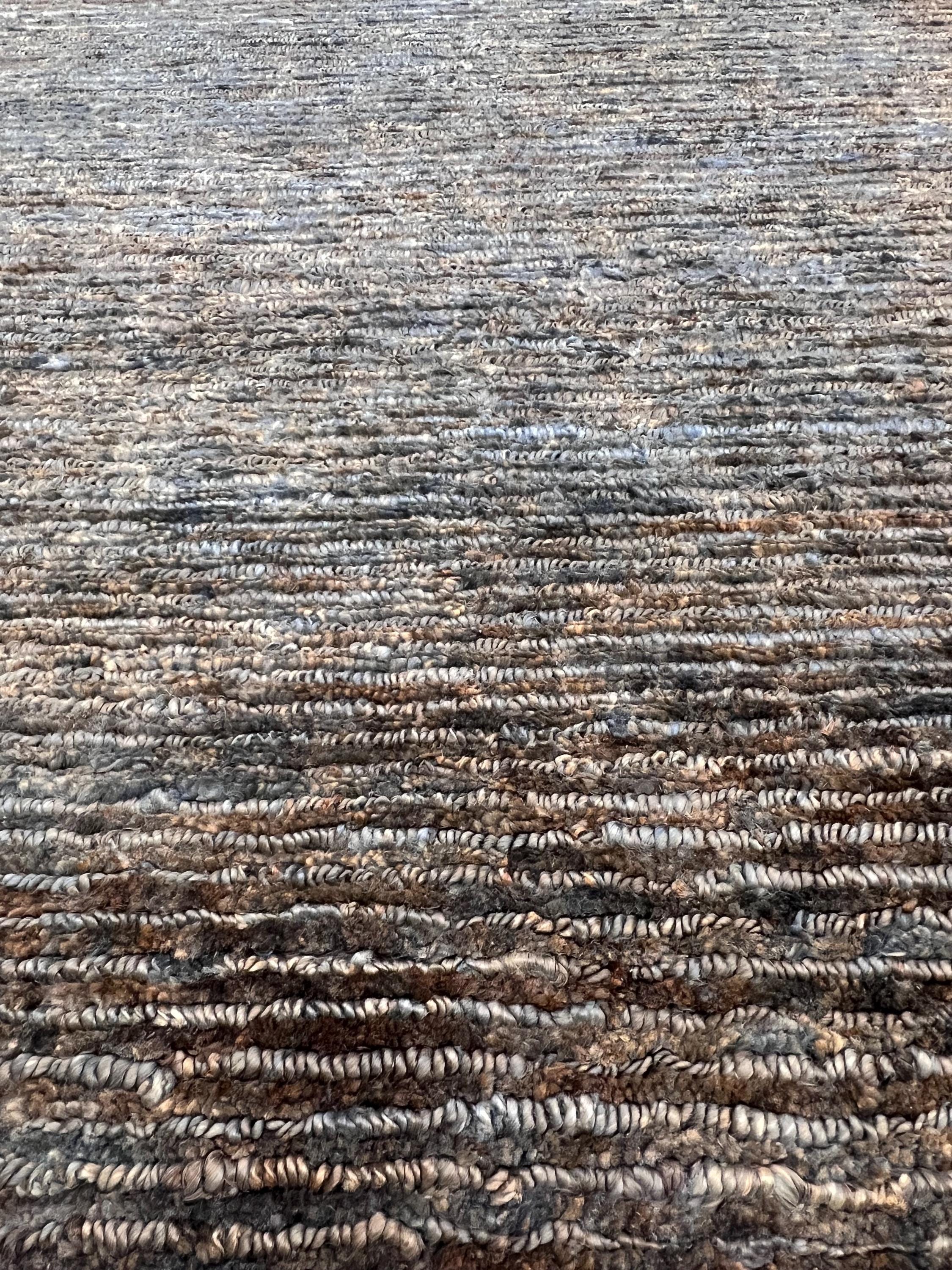 Quick Ship Natural Jute 4.10x6.6 Handwoven Area Rug, Textured Waffle ...