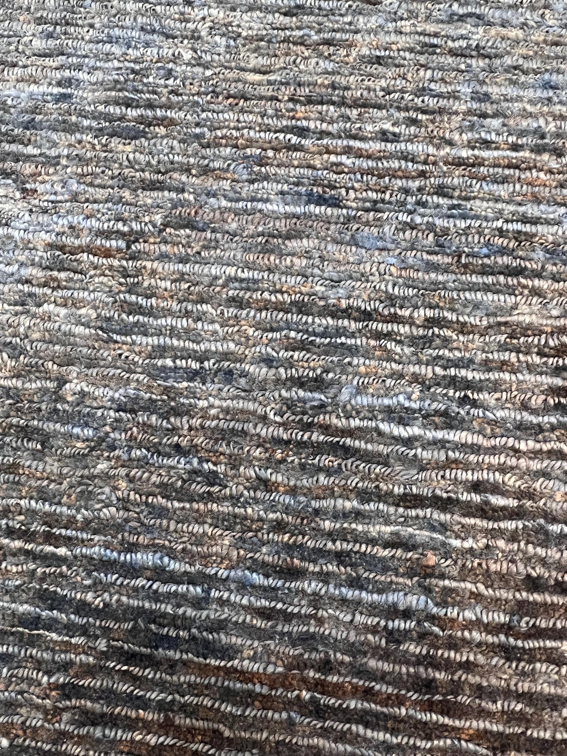 Quick Ship Natural Jute 4.10x6.6 Handwoven Area Rug, Textured Waffle ...