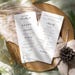 Formal Wedding Program Template, Minimalist Wedding Ceremony Program ...
