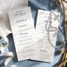 Formal Wedding Program Template, Minimalist Wedding Ceremony Program ...