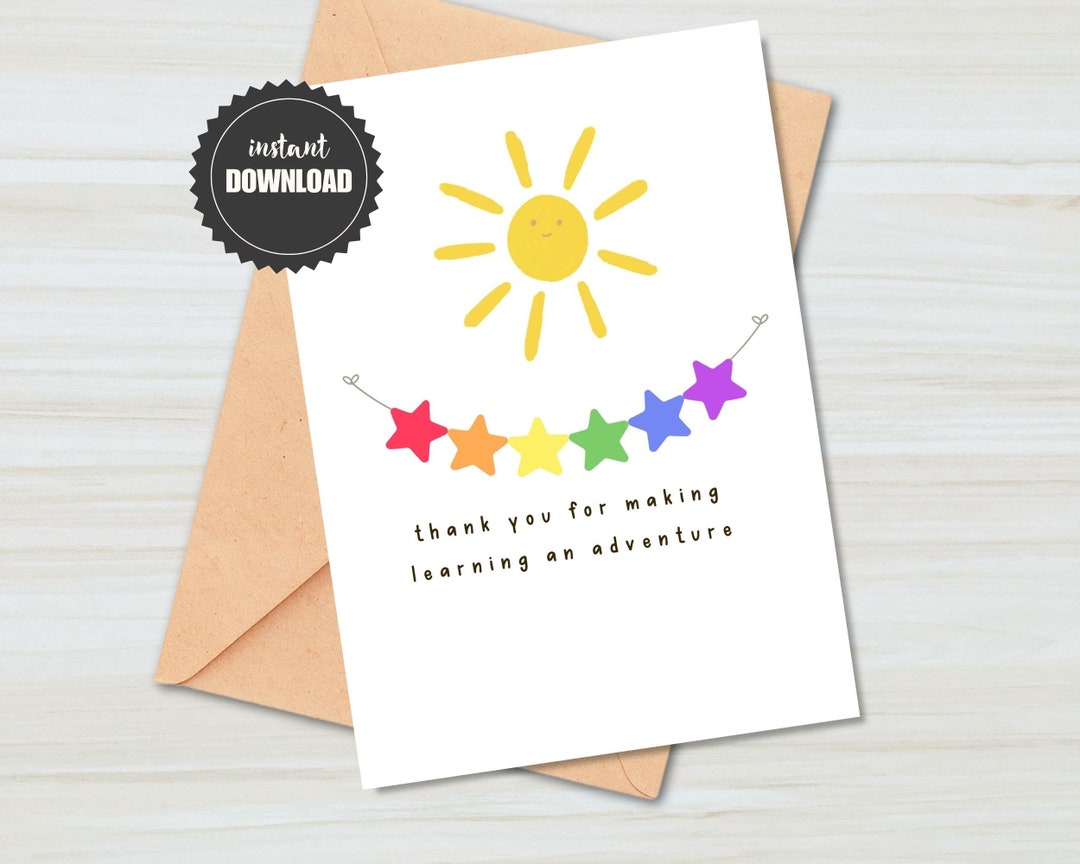 Thank You for Making Learning an Adventure, Teacher Appreciation Week ...