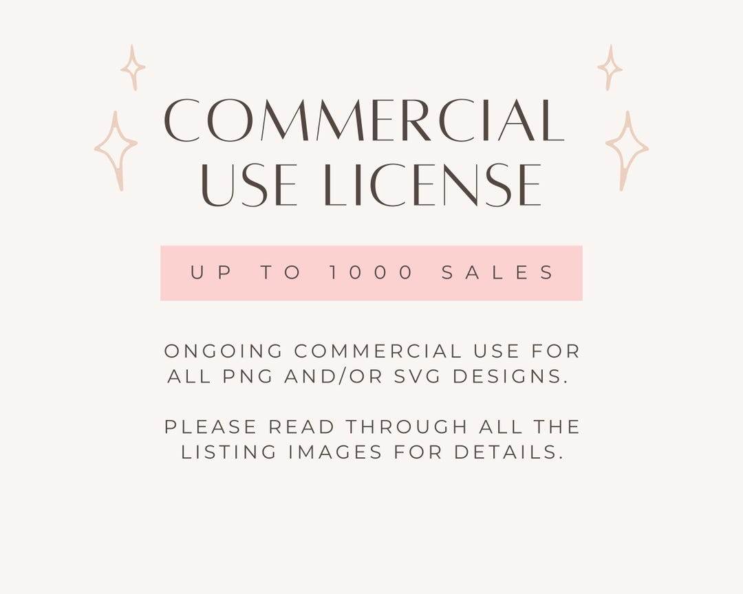 Commercial Use License for All PNG and SVG Designs on Lillyuprintables ...