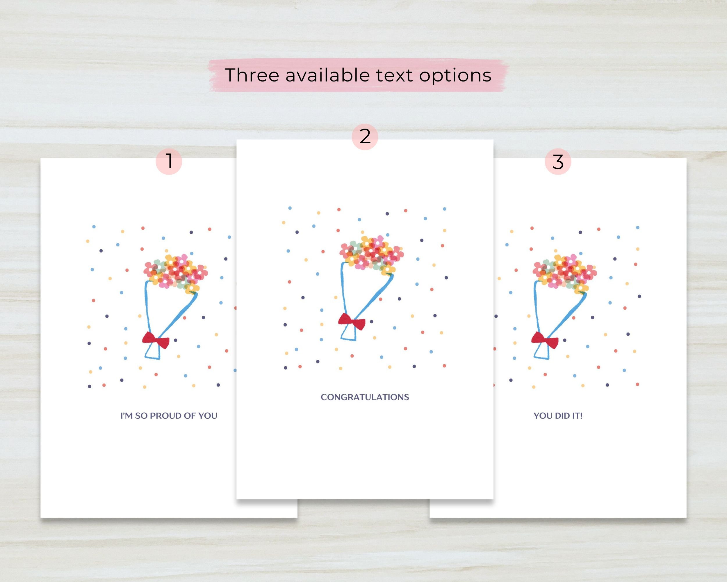 I'm so Proud of You Printable Downloadable Card, Printable Graduation ...