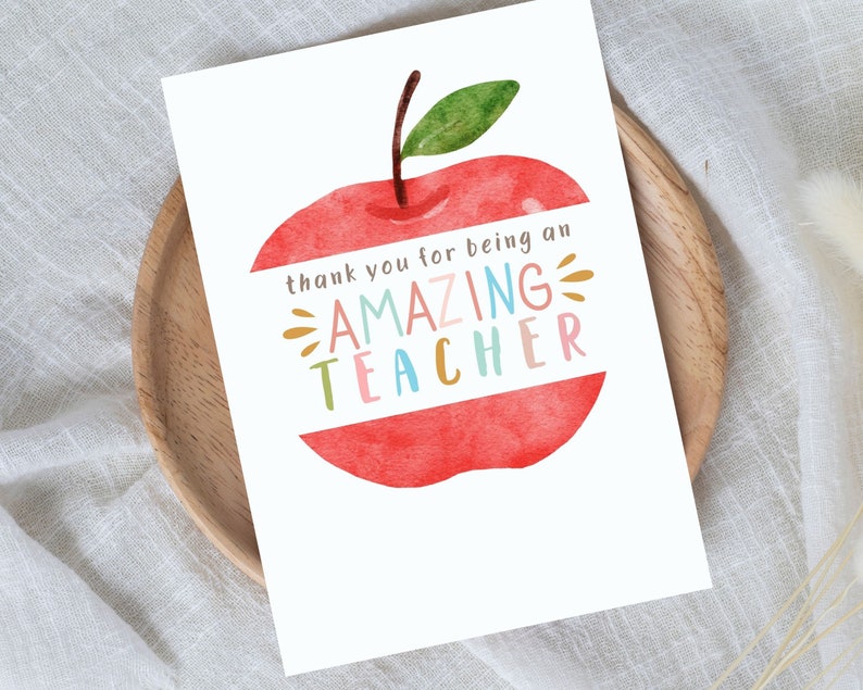 Thank You for Being an Amazing Teacher, Teacher Appreciation Week, Best ...