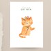 Cute Printable Cat Mom Card, Happy Mother's Day Card, Happy Birthday ...