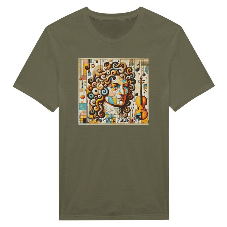 Antonio Vivaldi Composerpop-art Unisex Crewneck T-shirt, Vivaldi Tee ...