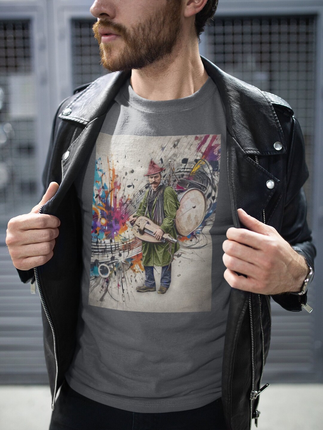 Hurdy Gurdy Man Crew Neck T-shirt - Etsy