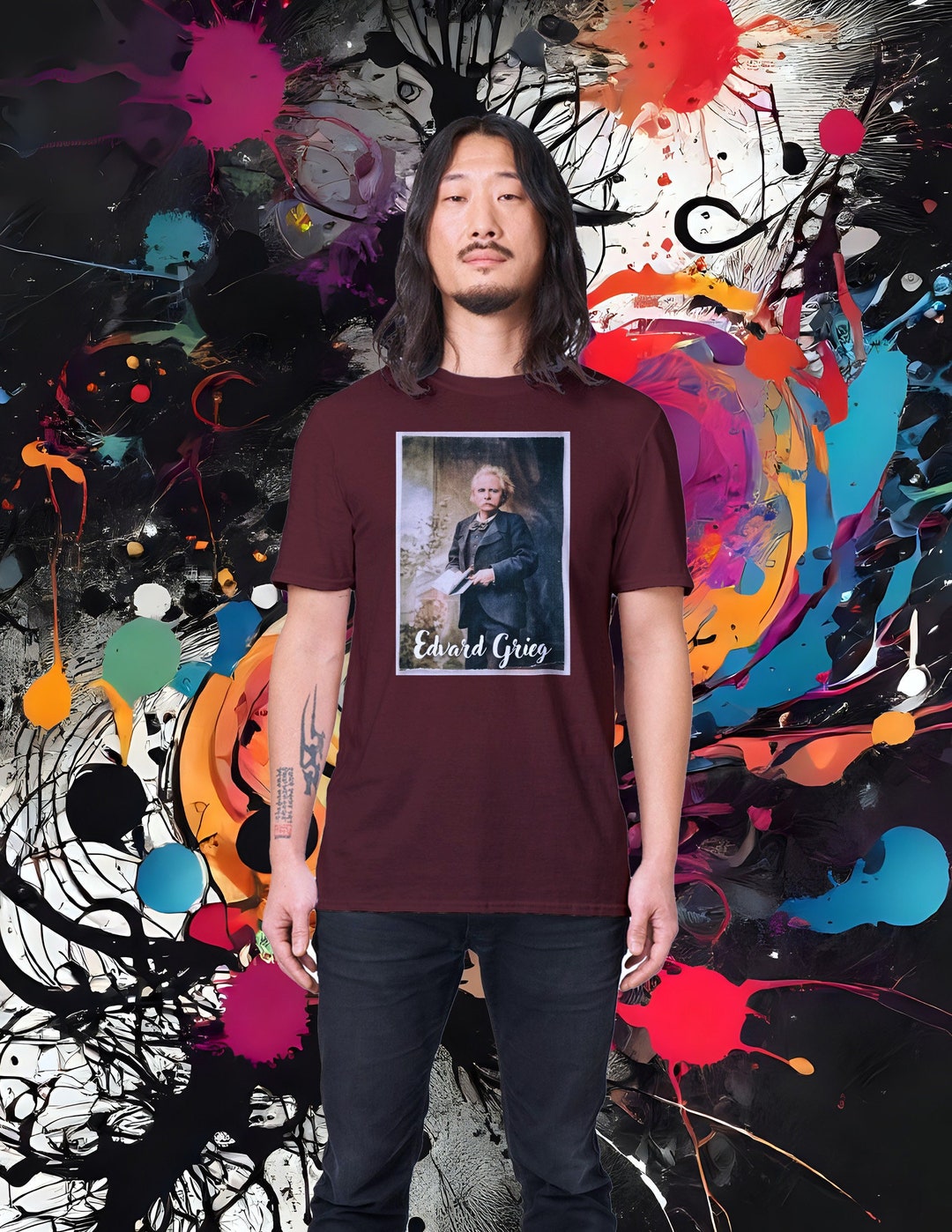Edvard Grieg Composer Classic Unisex Crewneck T-shirt, Grieg Tee Shirt ...