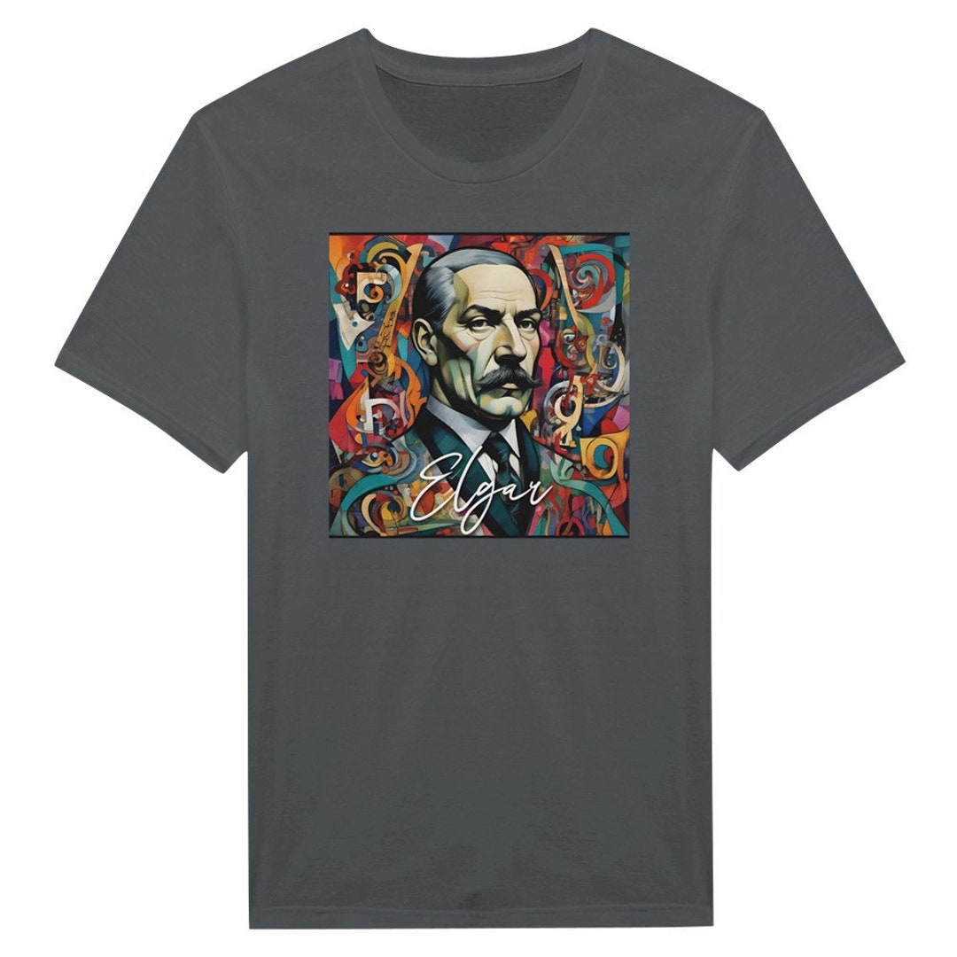 Sir Edward Elgar Pop-art Unisex Crewneck T-shirt, Elgar Composer Tee ...