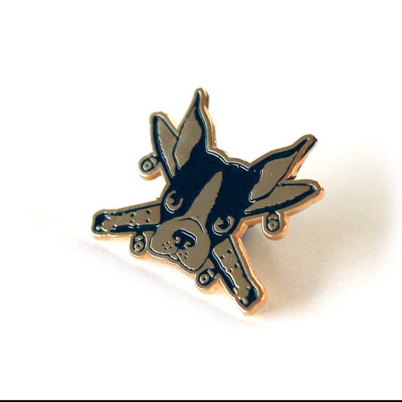Boston Terrier Enamel Pin - Etsy