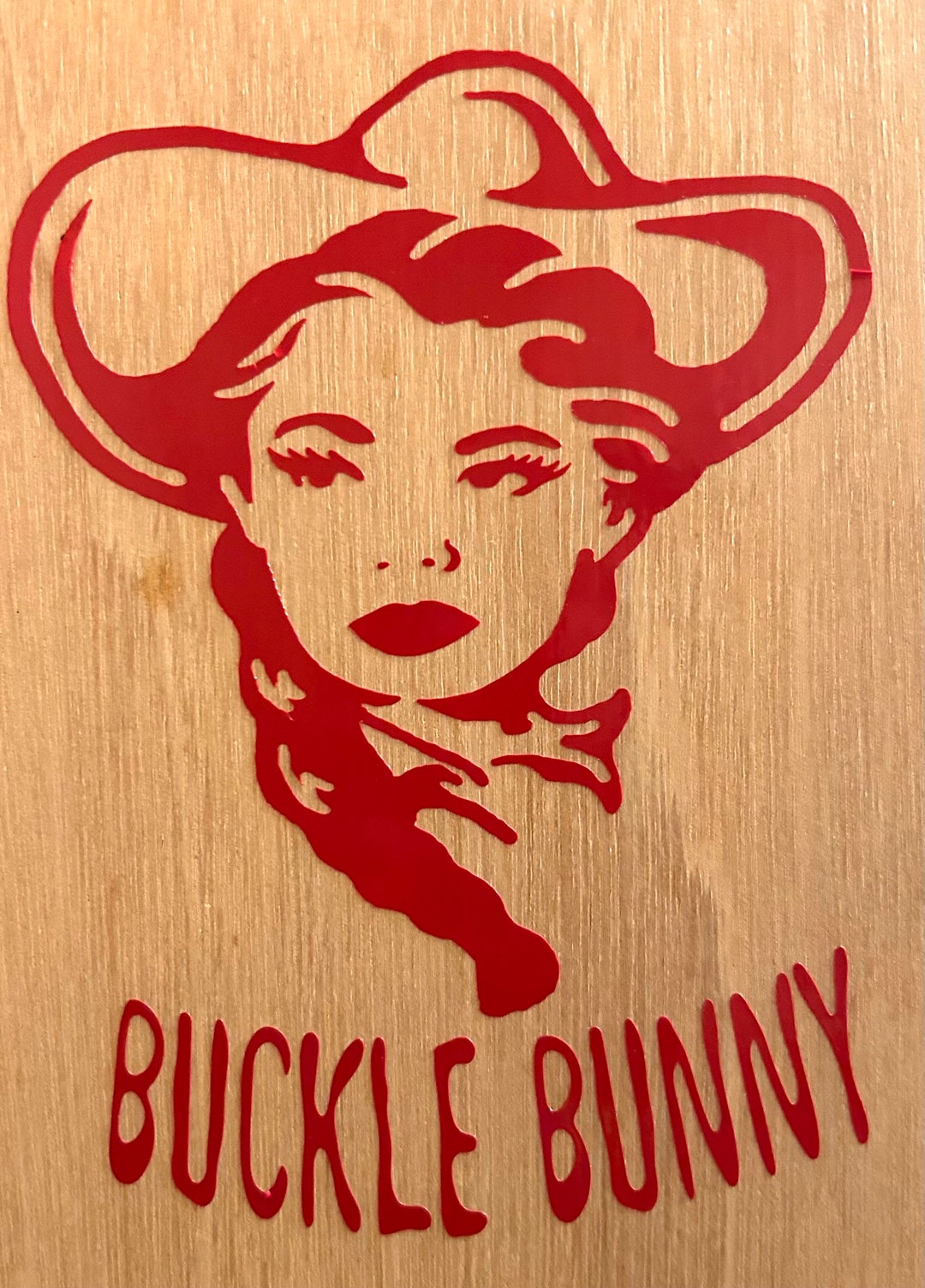 Buckle Bunny Rodeo Queen Decal - Etsy