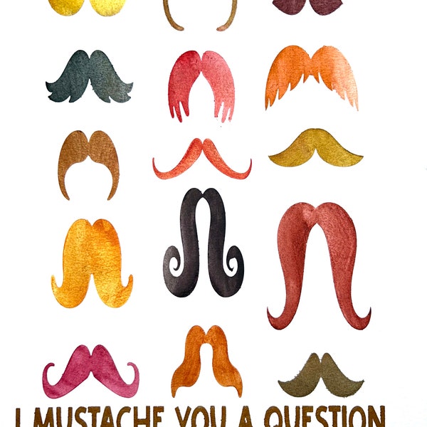 I Mustache You - Etsy