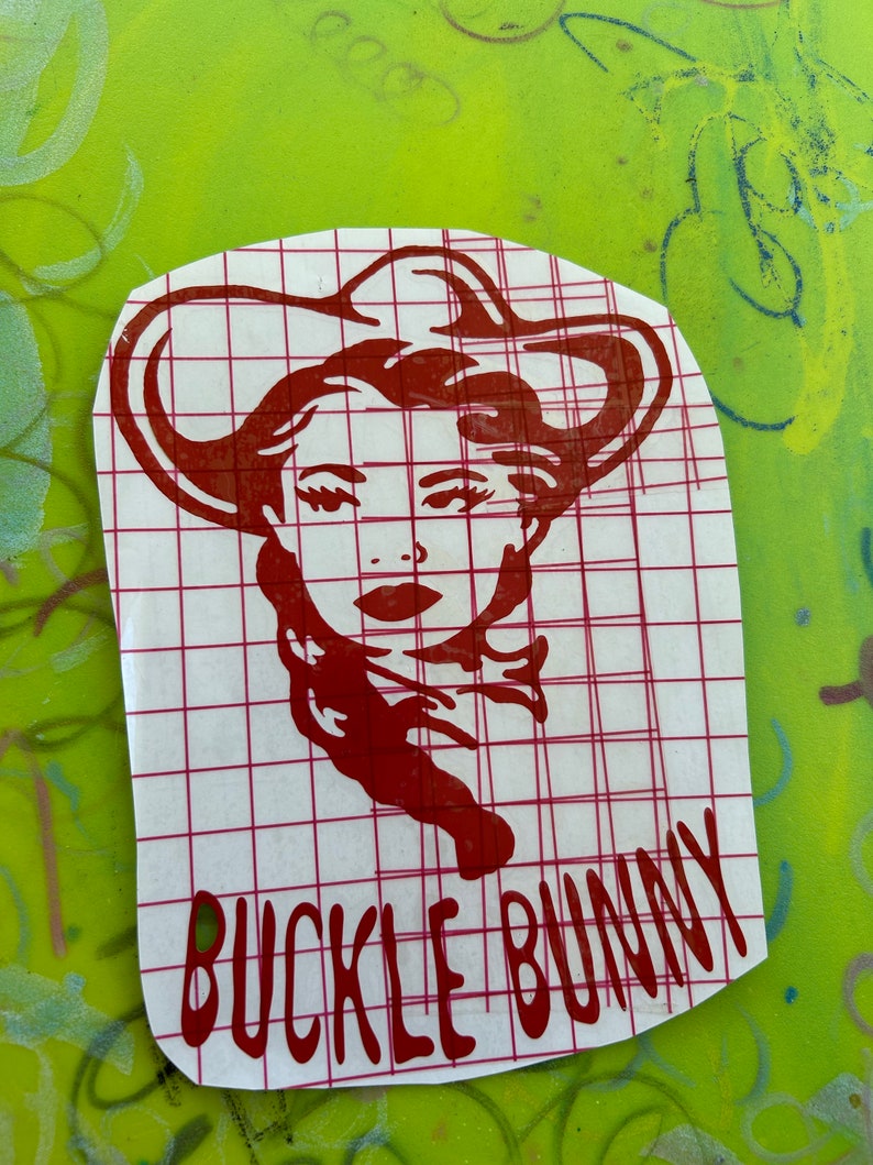 Buckle Bunny Rodeo Queen Decal - Etsy