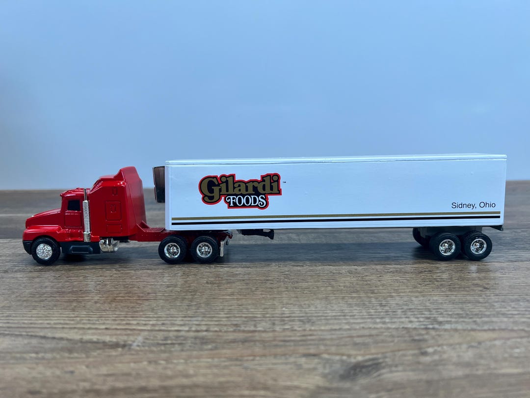 Ertl Kenworth Cab With Trailer #9227 Gilardi Foods Mama Rosa's Pizza 1/ ...