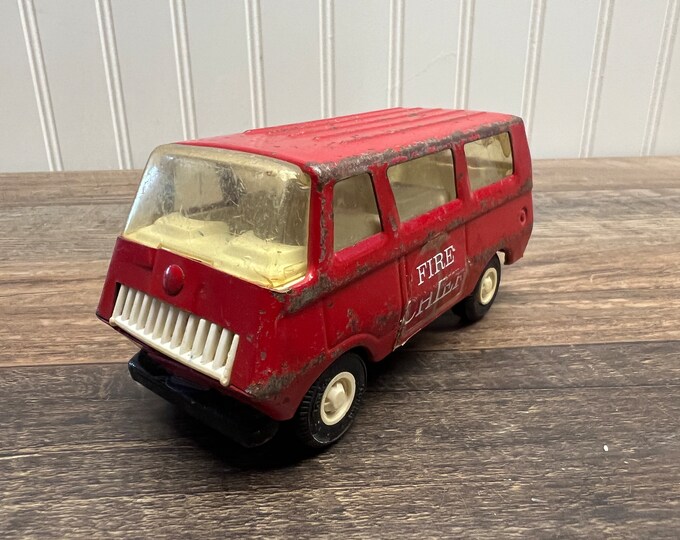 Mini Tonka Fire Chief Van 1970s Vintage Small Tonka Truck - Etsy