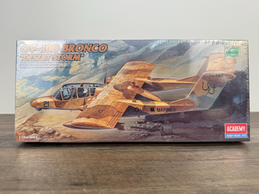 Academy 1/72 OV-10D Bronco Model Kit | Desert Storm Fighter Plane ...