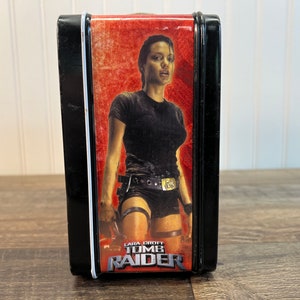 Laura Croft Tomb Raider Lunchbox and Thermos 2001 NECA Limited Edition ...
