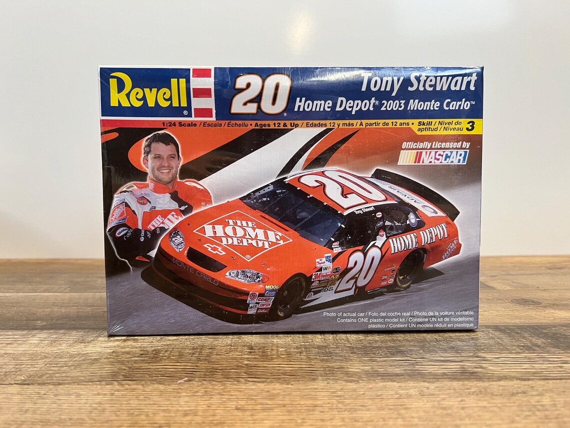 Tony Stewart Nascar Revell Model Kit Sealed Home Depot Monte Carlo - Etsy
