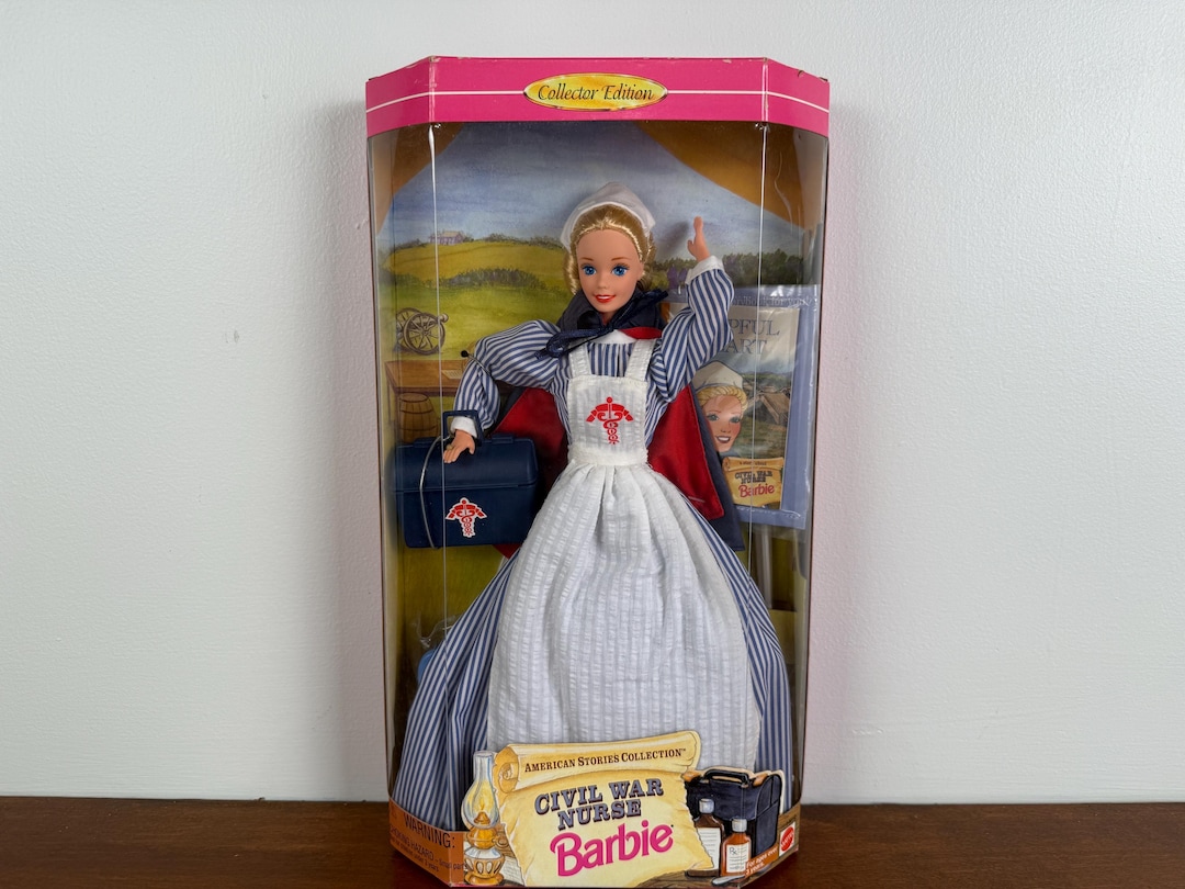 Nurse Barbie Civil War 1995 Collector Edition | American Stories ...
