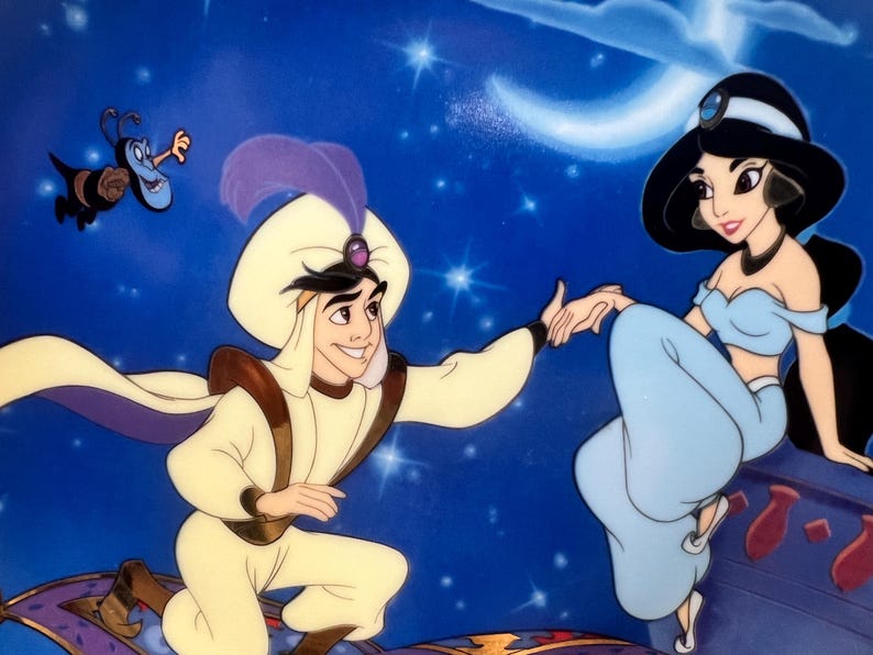 Aladdin "bee Yourself" Bradford Exchange Plate Number 7709A Jasmine ...