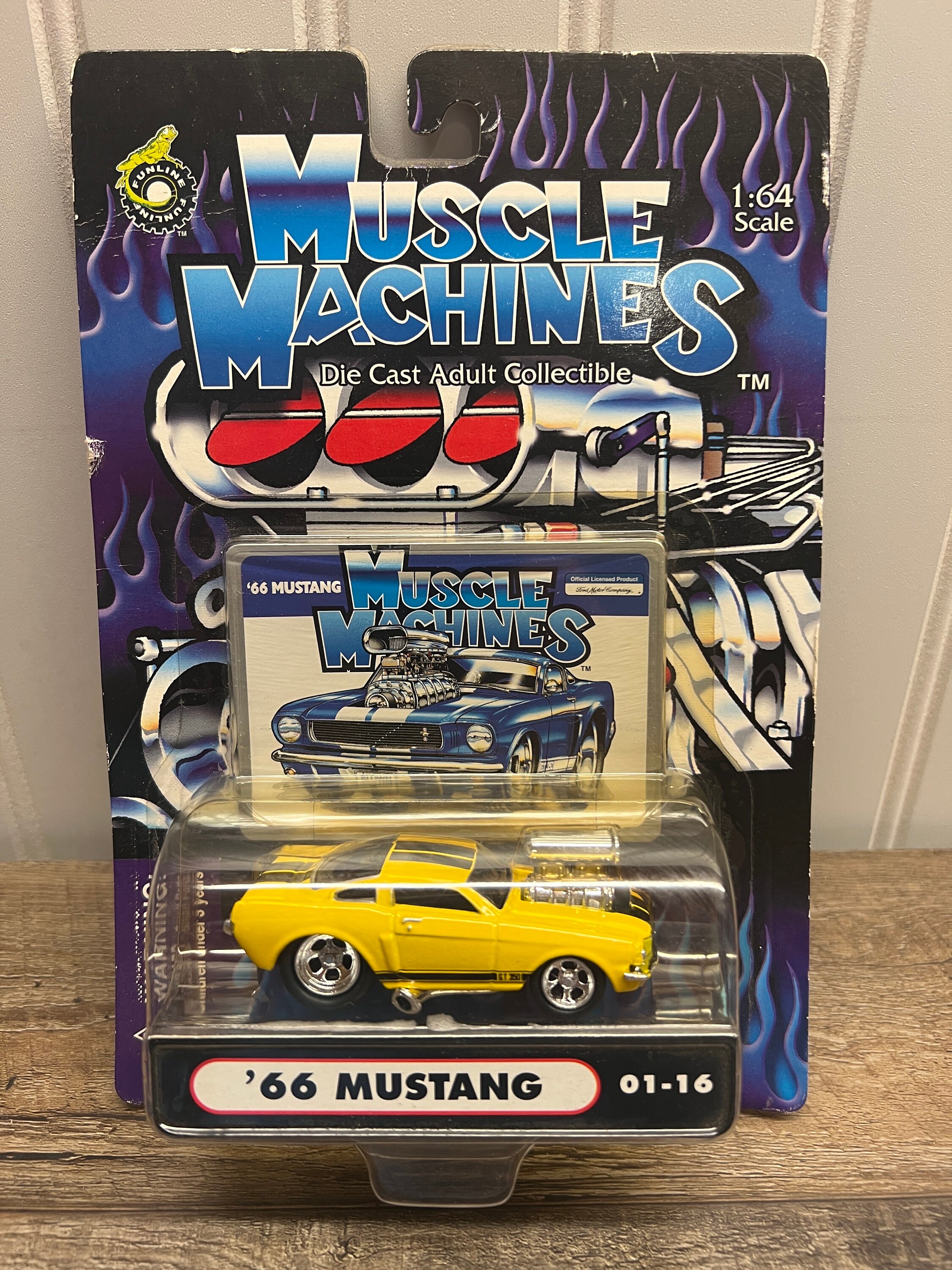 Muscle Machines 66 Mustang New Die Cast 1:64 - Etsy