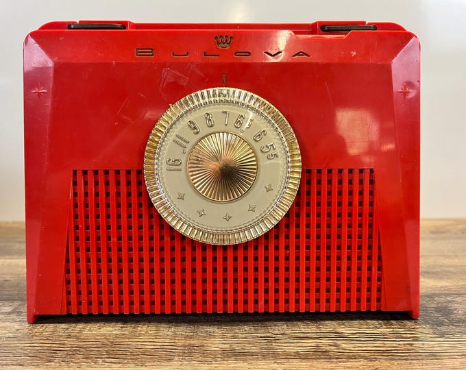 Bulova Companion Three Way Radio Portable Radio Model 280 1956 Vacuum ...