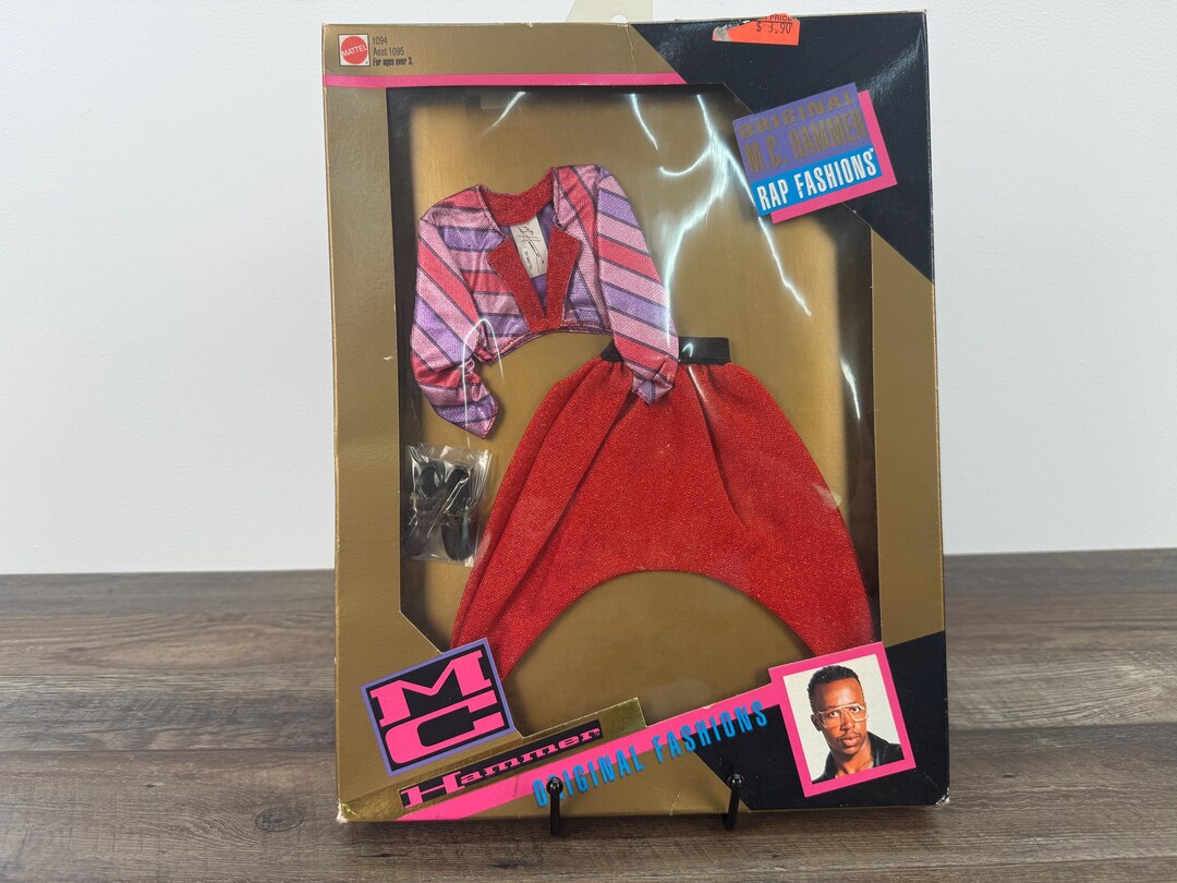 Vintage 1991 MC Hammer Doll Clothes: Mattel 12" Doll Outfit - Etsy